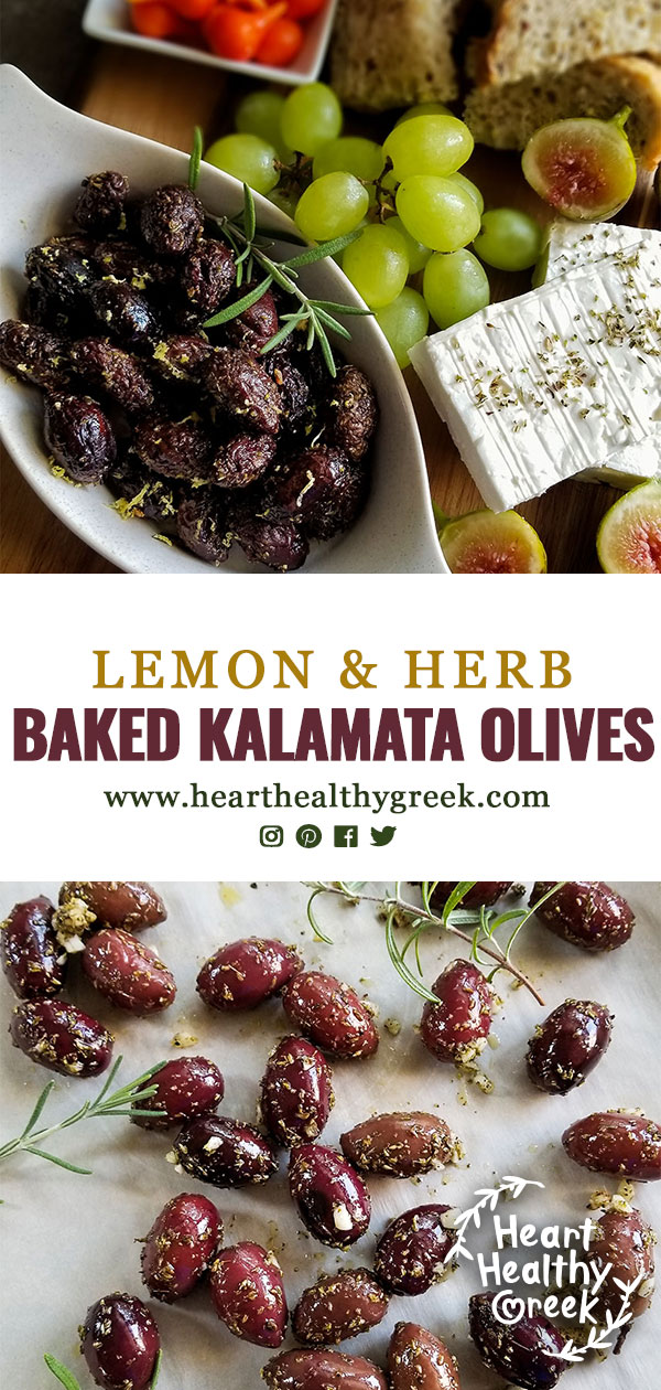 Baked Kalamata Olives - Heart Healthy Greek