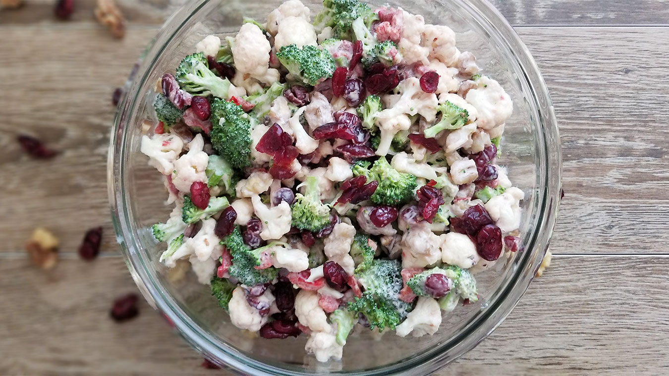 Healthy Broccoli Salad - Heart Healthy Greek