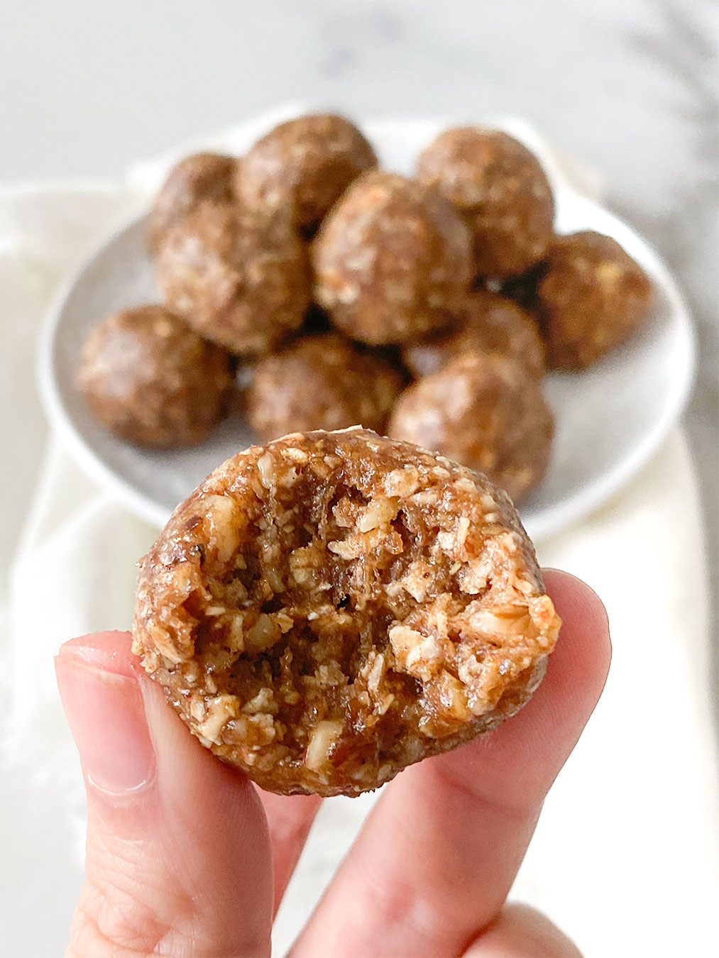 No-Bake Baklava Protein Balls - Heart Healthy Greek