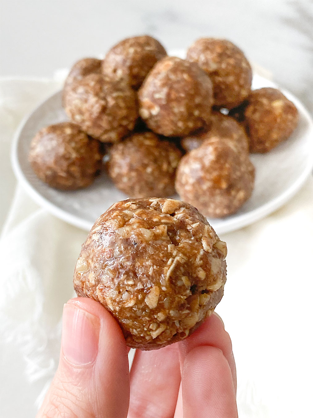 No-Bake Baklava Protein Balls - Heart Healthy Greek